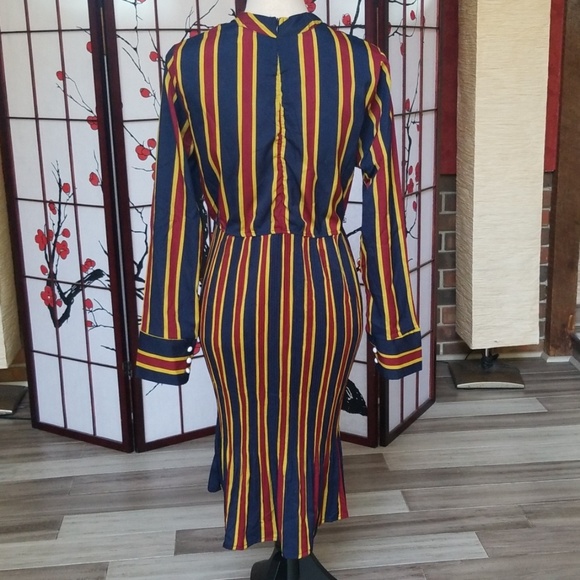 Popjulia | Dresses | Popjulia Plus Size Choker Neck Aline Party Dress ...